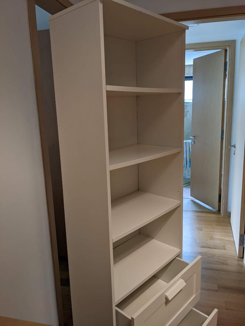 IKEA Brimnes Bookshelf / Bookcase, White, Furniture & Home Living ...