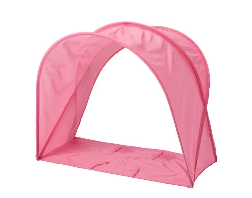IKEA Sufflett Bed Tent Canopy (Pink), Babies & Kids, Baby Nursery ...