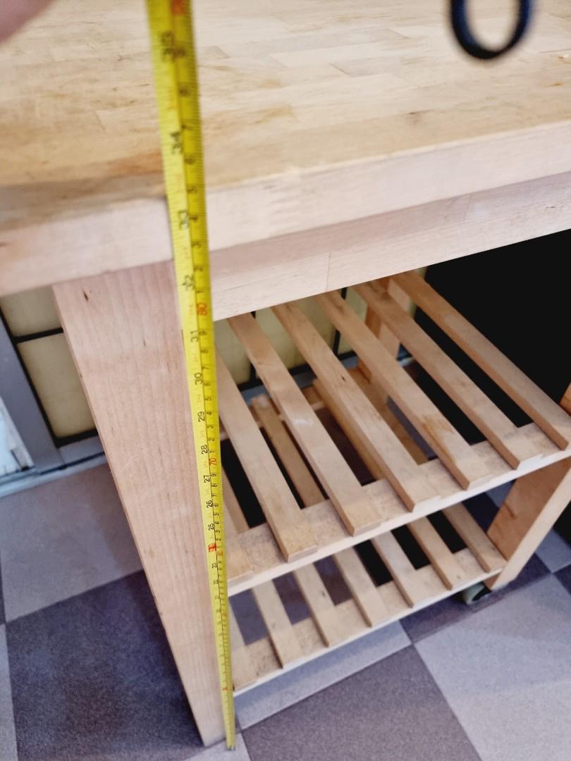 IKEA wooden reck, Furniture & Home Living, Furniture, Shelves, Cabinets ...