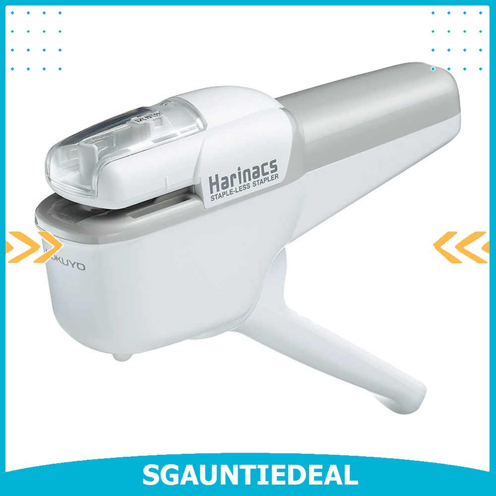 (instock) Kokuyo Harinacs Japanese Stapleless Stapler Ten-Sheet Binding ...