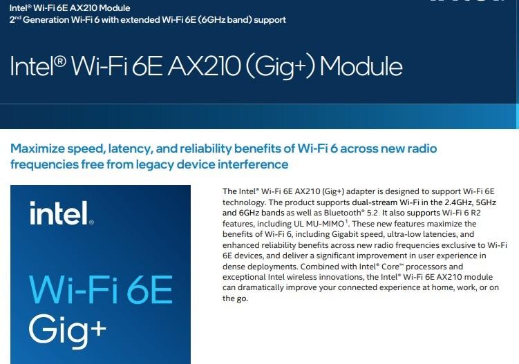 Intel AX210 wifi6E 003 版, 電腦＆科技, 電腦周邊及配件, Wifi及上網相關產品 - Carousell