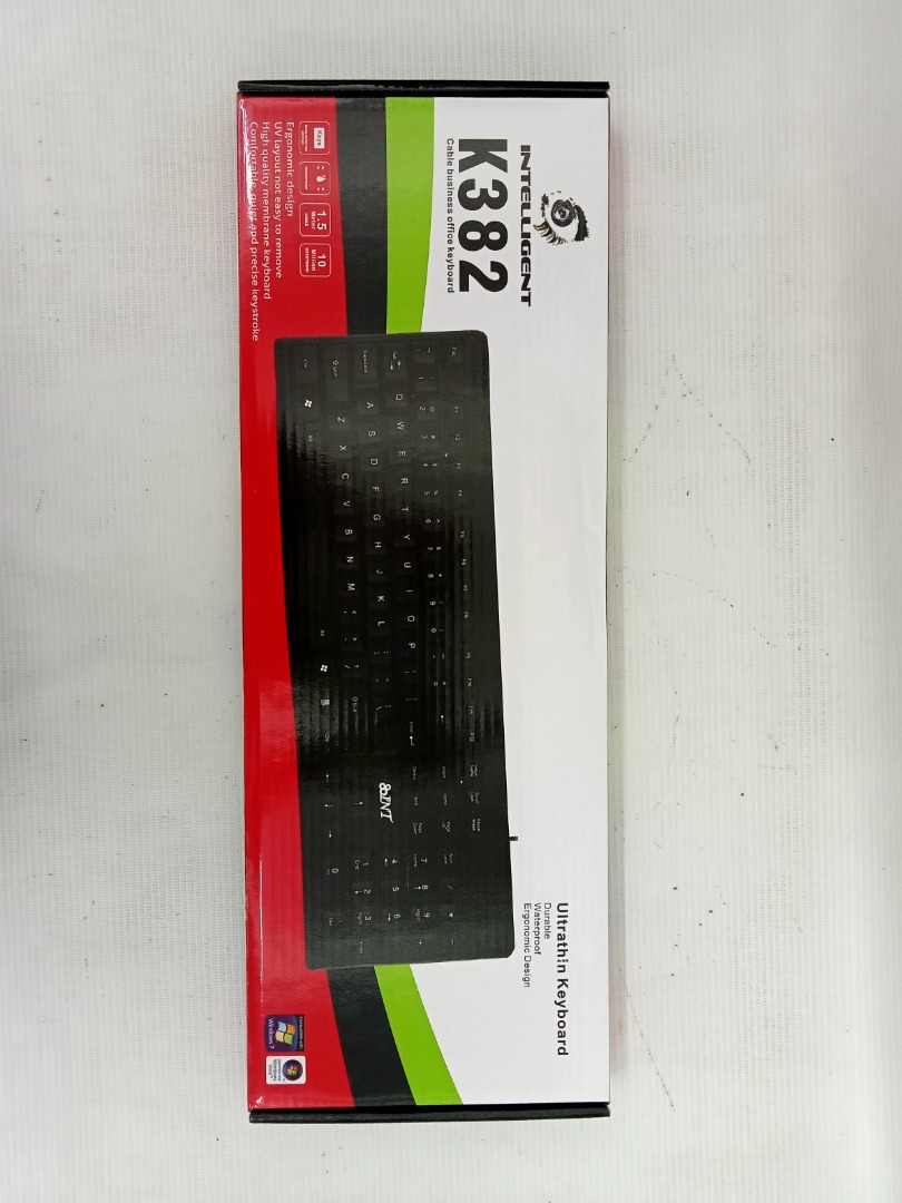 Intelligent Brand USB Keyboard INT - K382, Computers & Tech, Parts & Accessories, Computer ...