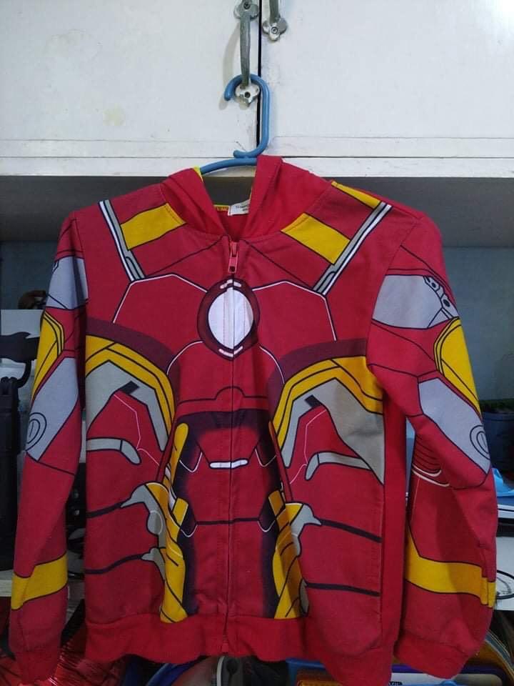 Iron Man jacket, Babies & Kids, Babies & Kids Fashion on Carousell
