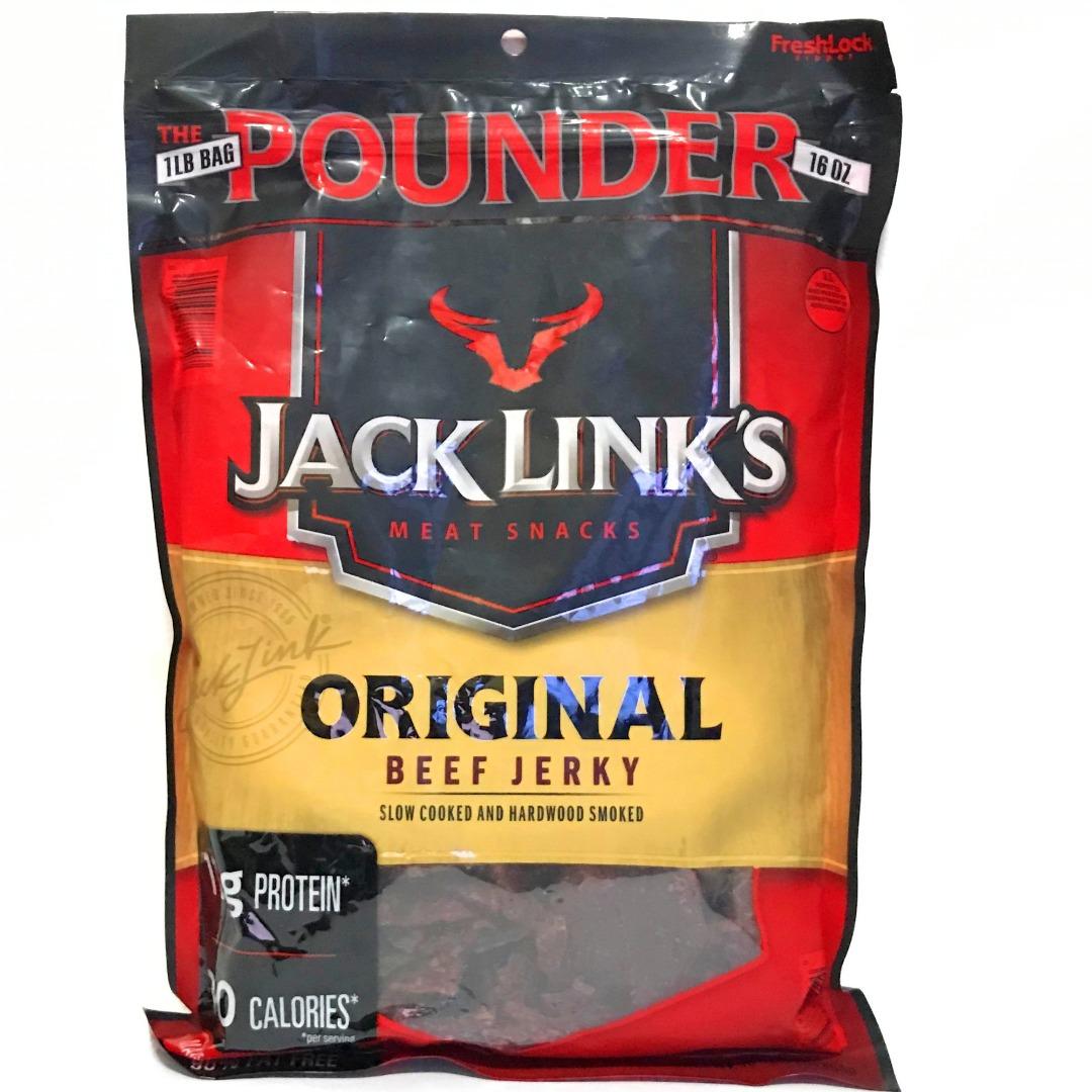 Jack Link's The Pounder (1 lb. / 454g) Bag Beef Jerky (Original / Teriyaki / Sweet & Hot / Extra ...