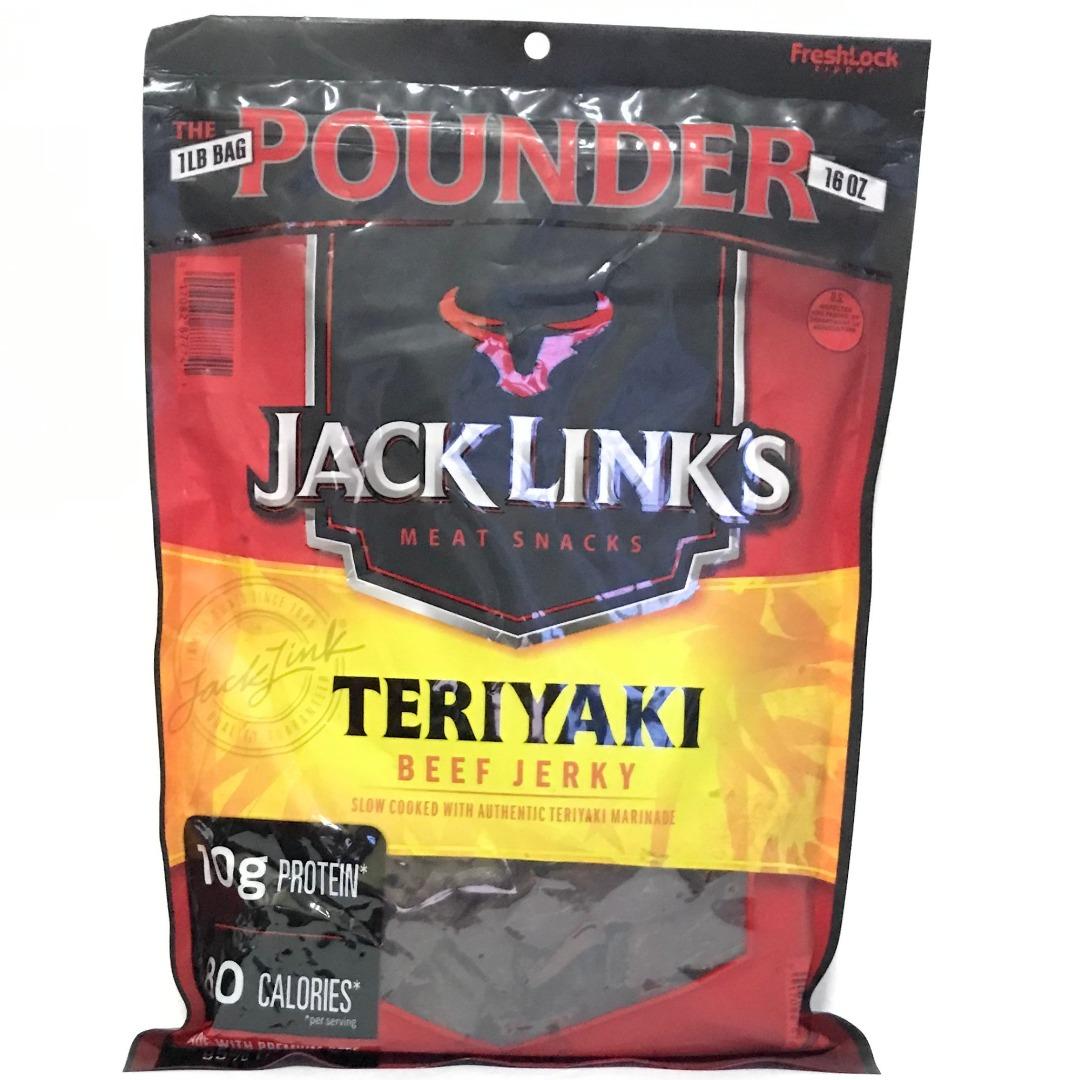 Jack Link's The Pounder (1 lb. / 454g) Bag Beef Jerky (Original / Teriyaki / Sweet & Hot / Extra ...