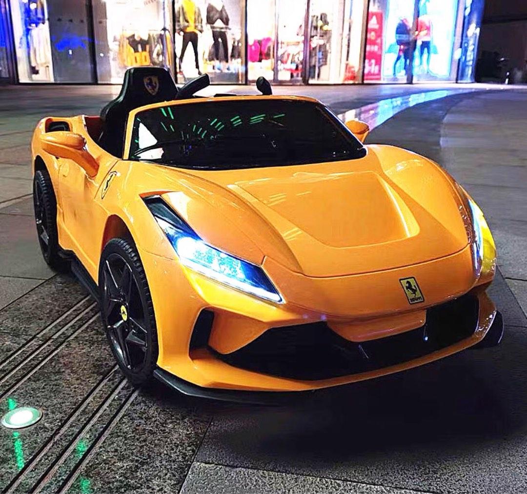 Kids Electric Car Remote Control Car Baby Ferrari Car Kids Motorcar ...