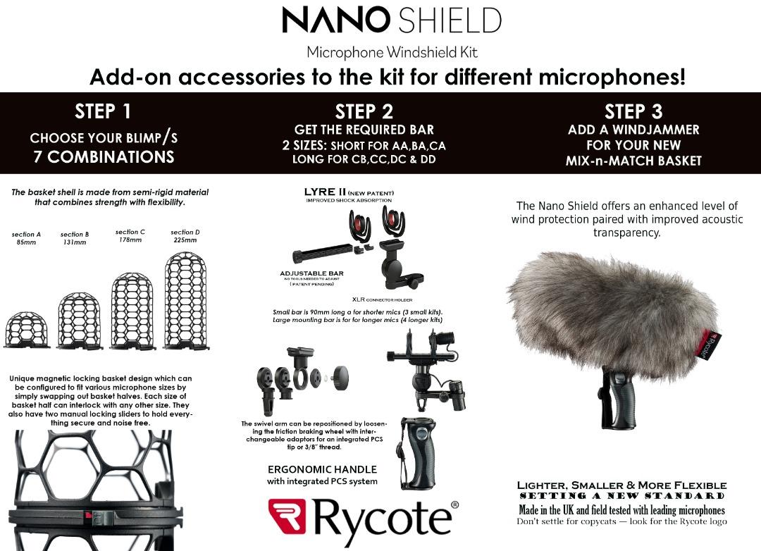 KMR81 Shotgun microphone NANOSHIELD KIT, Audio, Microphones on Carousell