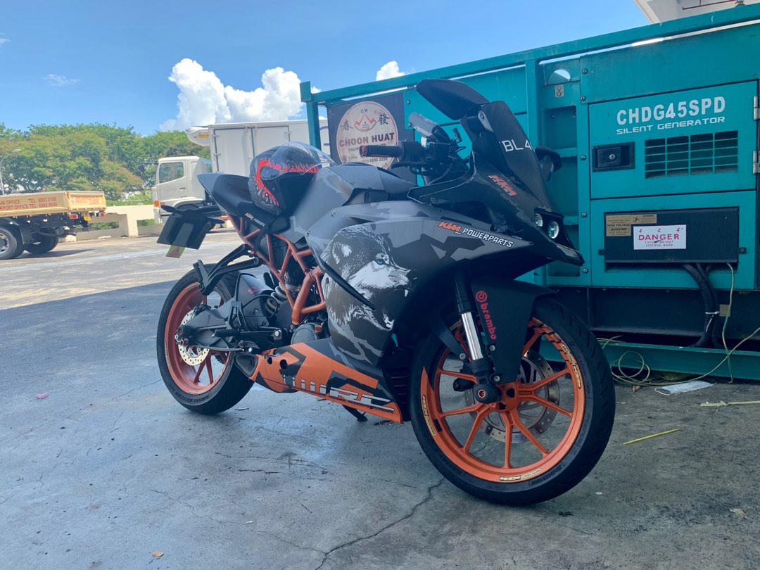 KTM RC200, Motorcycles, Motorcycles for Sale, Class 2B on Carousell