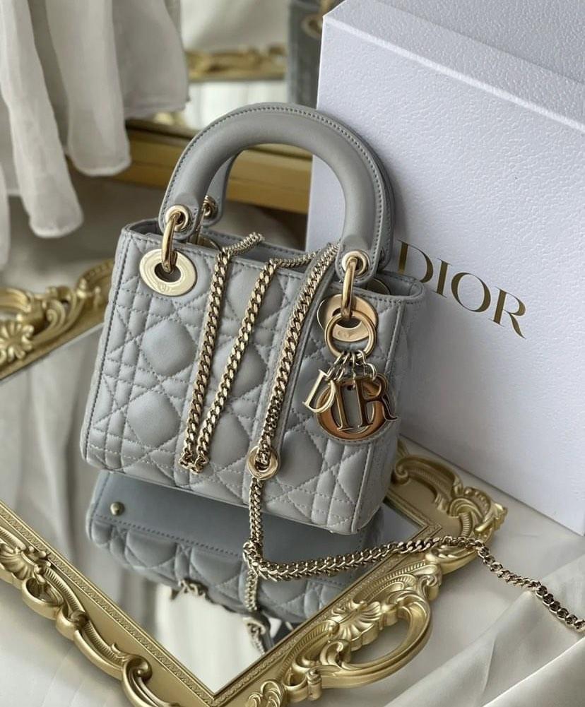Lady Dior Mini, Barang Mewah, Tas & Dompet di Carousell