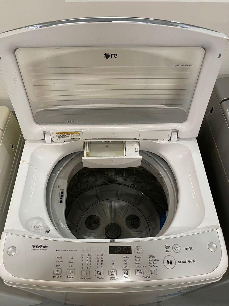 LG 8KG TOP LOAD T2108VSAW WASHING MACHINE, TV & Home Appliances ...