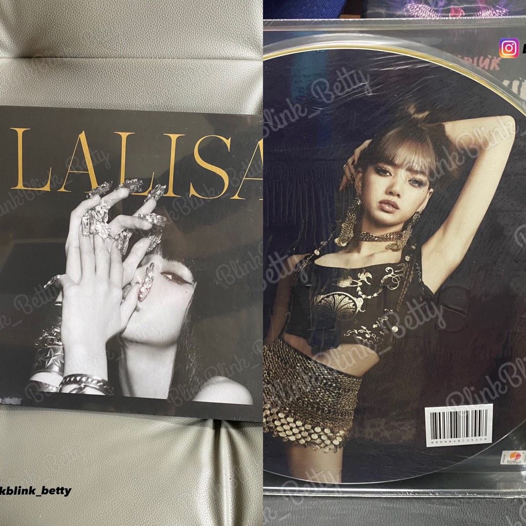 [現貨]全新未拆LISA LALISA GOLD VINYL LP [SPECIAL LIMITED EDITION] 黑膠唱片（不包特典）全球限量3270隻&LISA FIRST ...