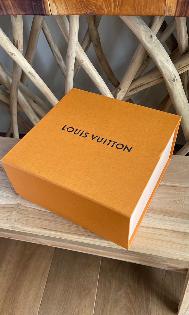 LOUIS VUITTON SQUARE BOX, Furniture & Home Living, Home Improvement ...