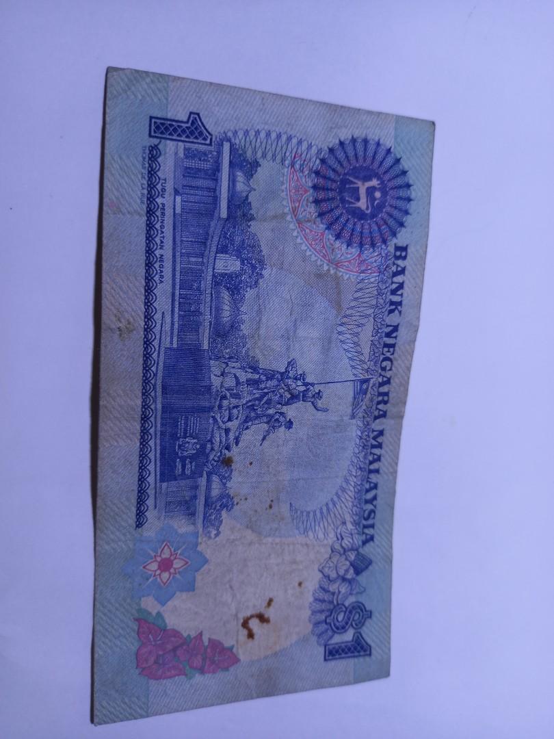Malaysia 1 rm old note, Hobbies & Toys, Memorabilia & Collectibles ...