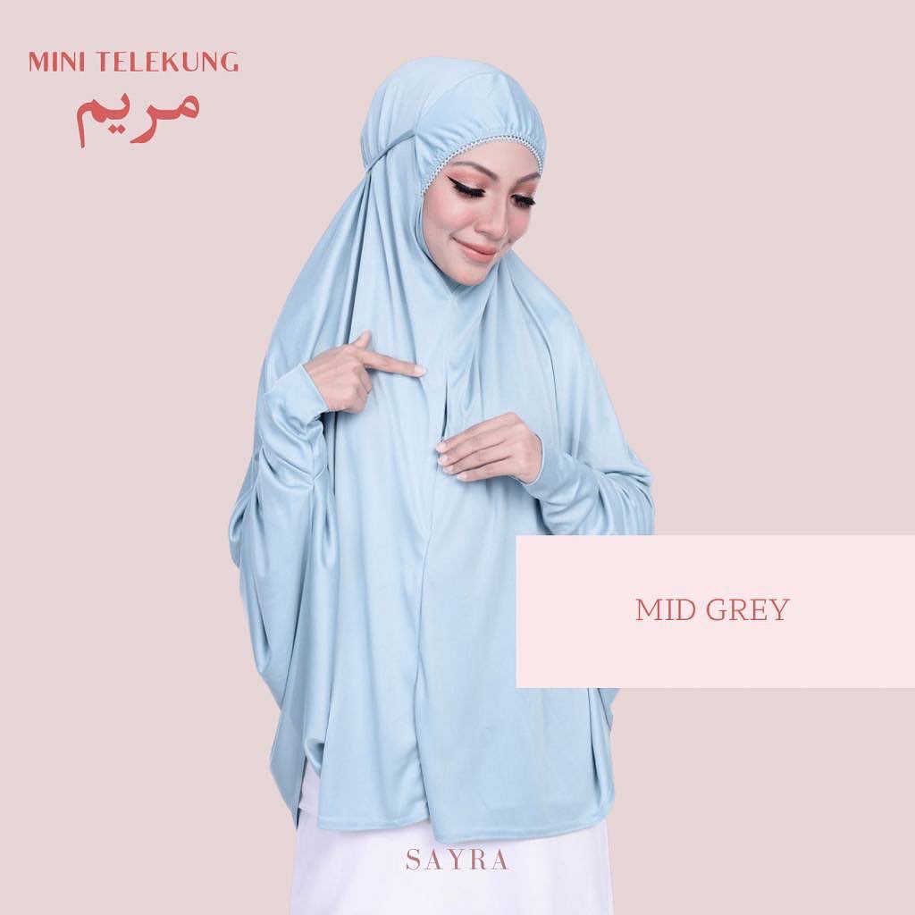 Mini telekung maryam, Women's Fashion, Muslimah Fashion, Prayer Sets on ...