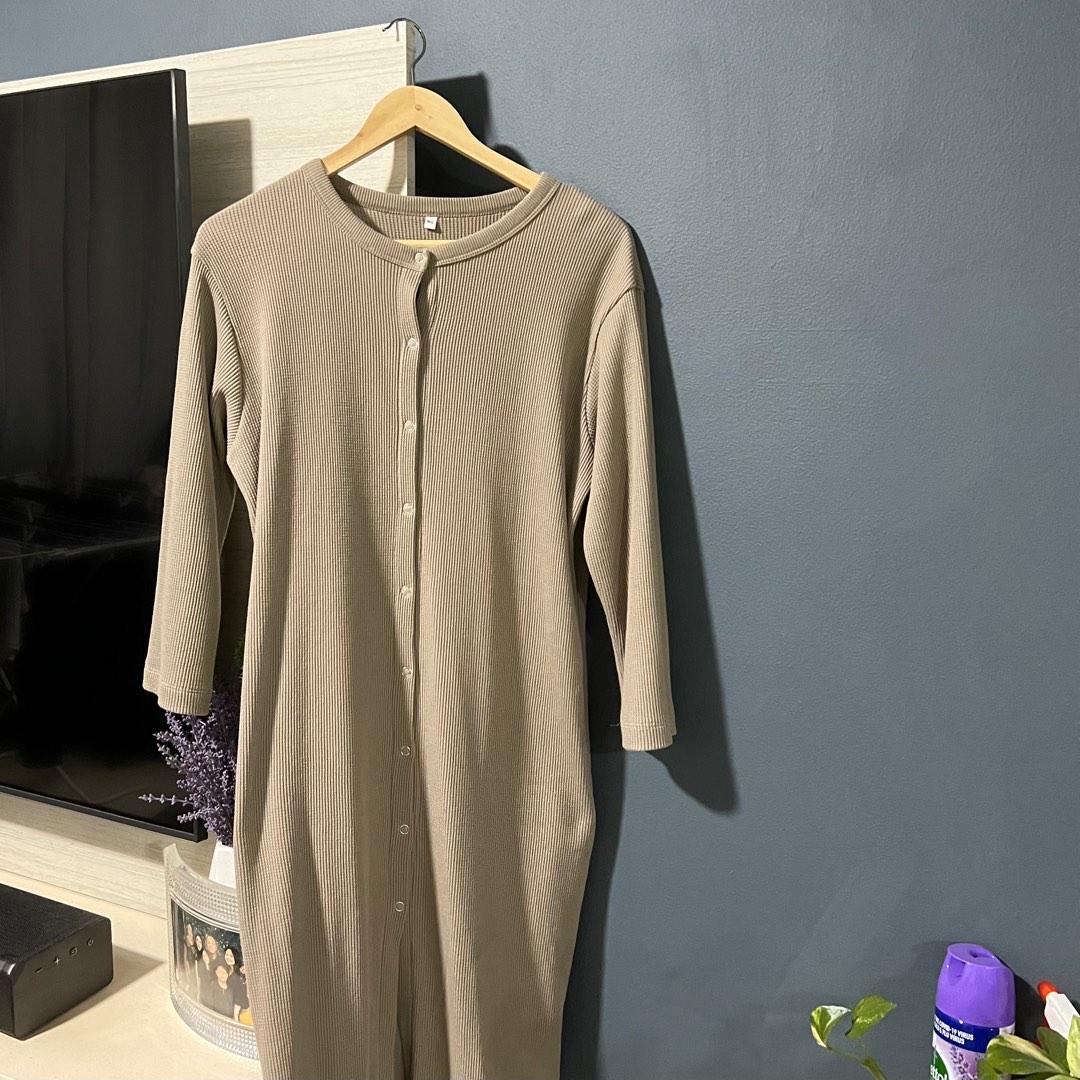 Muji cardigan, Women's Fashion, Tops, Longsleeves on Carousell