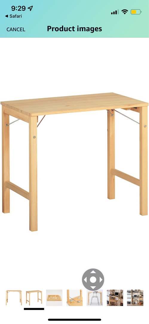 Muji Foldable Table, Furniture & Home Living, Furniture, Tables & Sets ...