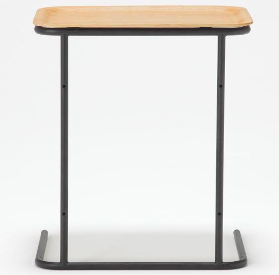 Muji Side Table with removable tray - as is, Furniture & Home Living ...