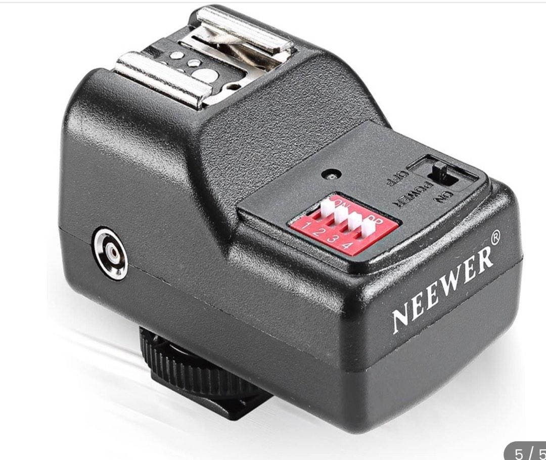 Neewer FM Radio Trigger Digital Radio Speedlite Trigger - Black ...