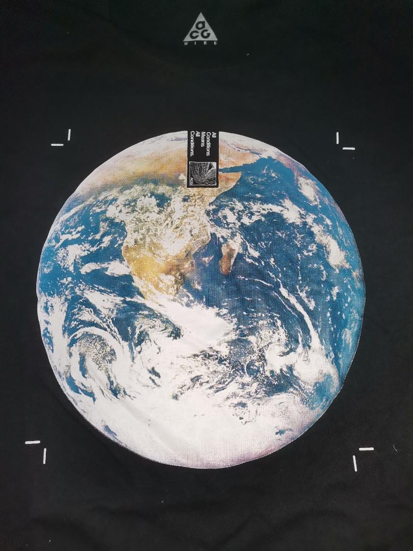 Nike ACG Earth Big Print, Men's Fashion, Tops & Sets, Tshirts & Polo ...