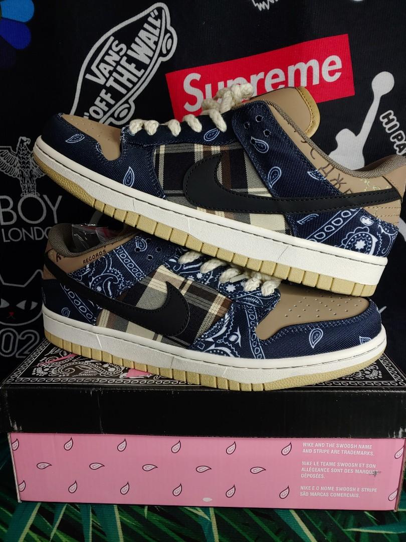 Nike SB Dunk Travis Scott, Men's Fashion, Footwear, Sneakers on Carousell