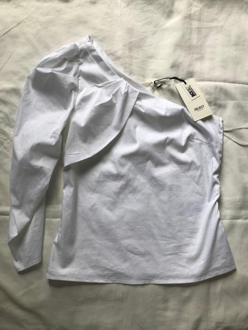 Object one sided top, Women's Fashion, Tops, Blouses on Carousell
