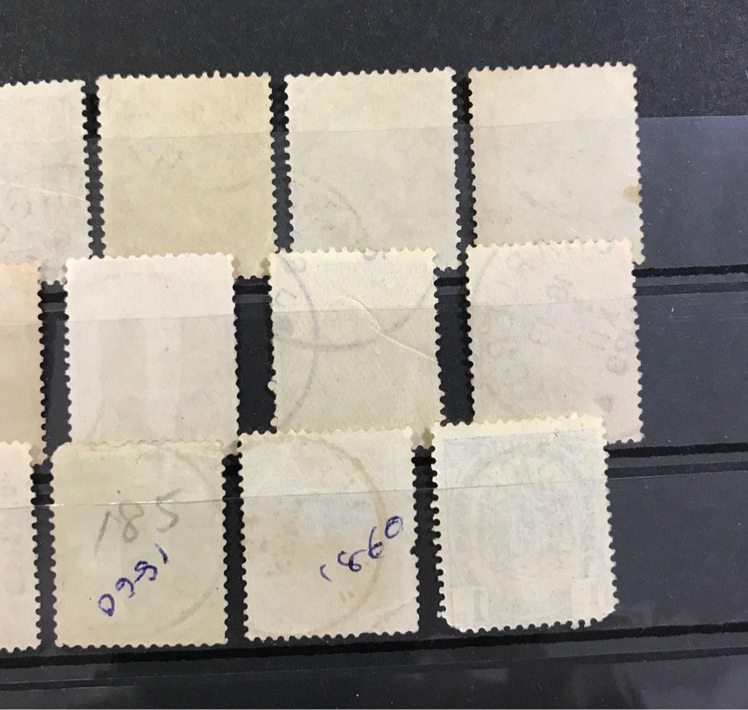 Older Belgium stamps x 13pcs, a few from 1800s era, nice postmarks ...