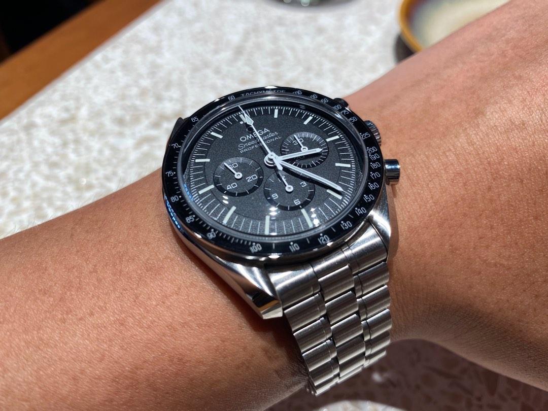 Omega Moonwatch Speedmaster Hesalite 3861, Luxury, Watches on Carousell