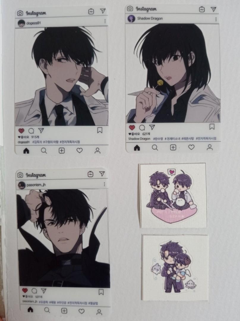 Omniscient Reader's Viewpoint (ORV) clear cards and stickers, Hobbies ...