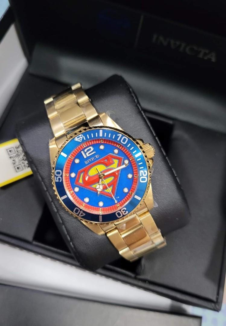 Original Invicta Limited Edition Superman Watch, Luxury, Watches on ...
