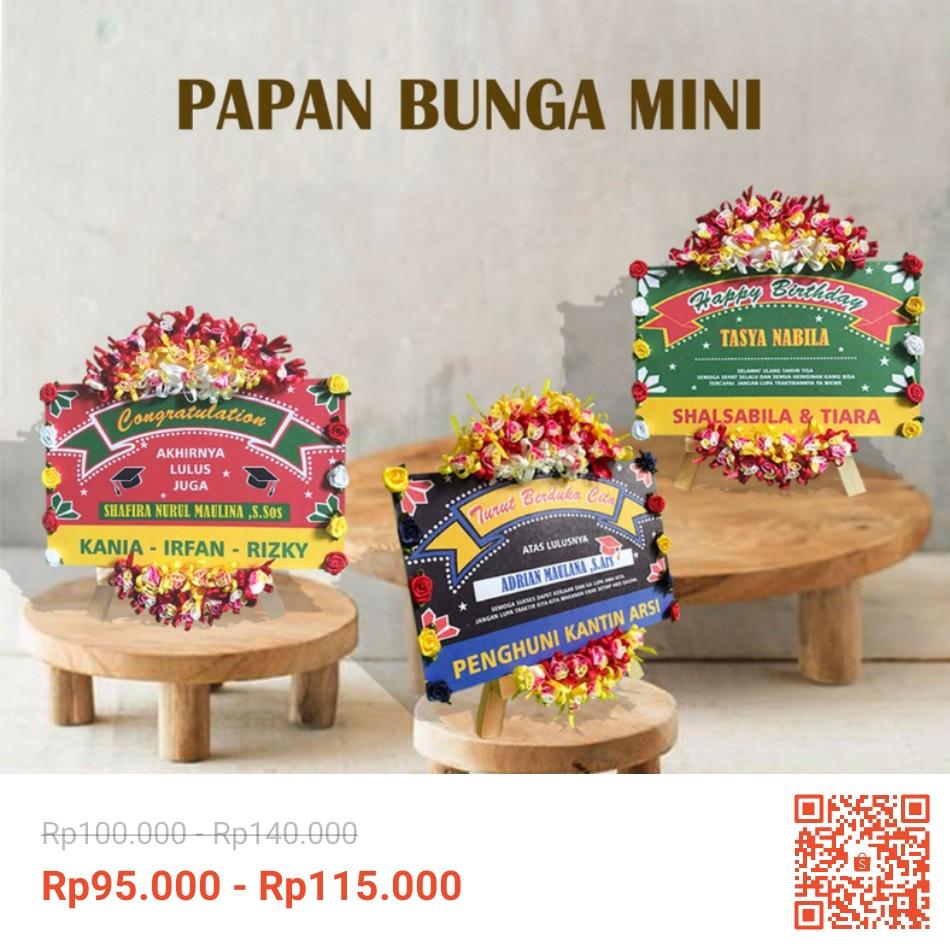 PAPAN BUNGA MINI (Fully Customize) / Hadiah Wisuda / Kado Ulang Tahun ...