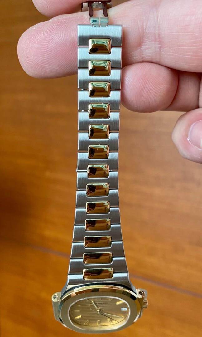 『已交流』 PATEK PHILIPPE 百達翡麗 PP錶 Nautilus 金鷹 PP3800 3800/1JA-001 金面, 名牌精品 ...