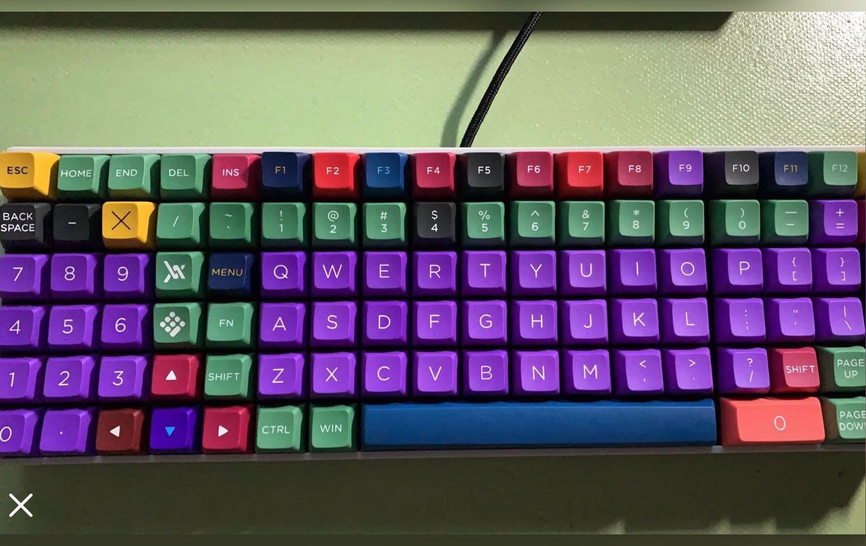 Planck keyboard, ortholinear layout, Computers & Tech, Parts ...