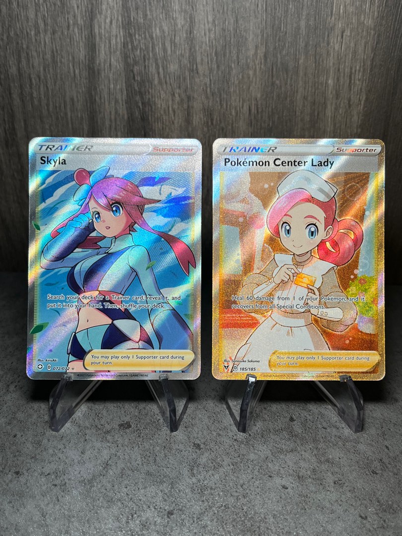 Pokemon Card Skyla, Pokémon Center Lady, Hobbies & Toys, Toys & Games ...