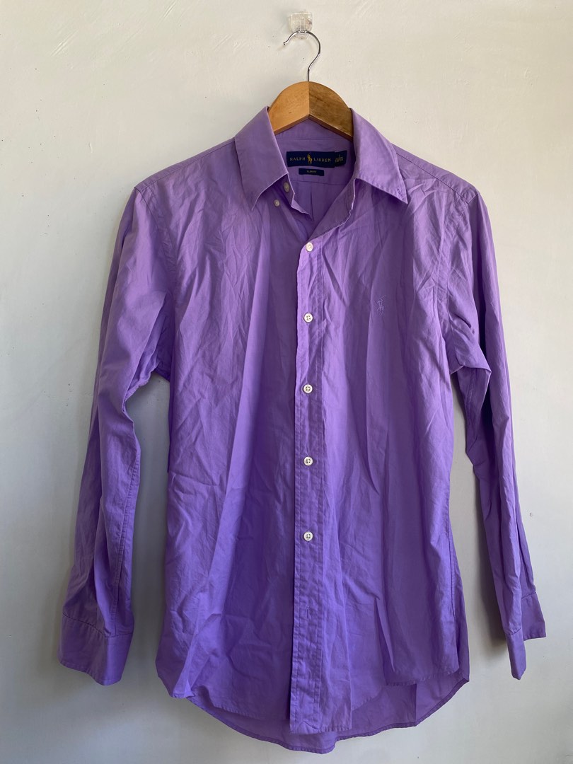 Polo Ralph Lauren Purple Polo, Men's Fashion, Tops & Sets, Formal ...