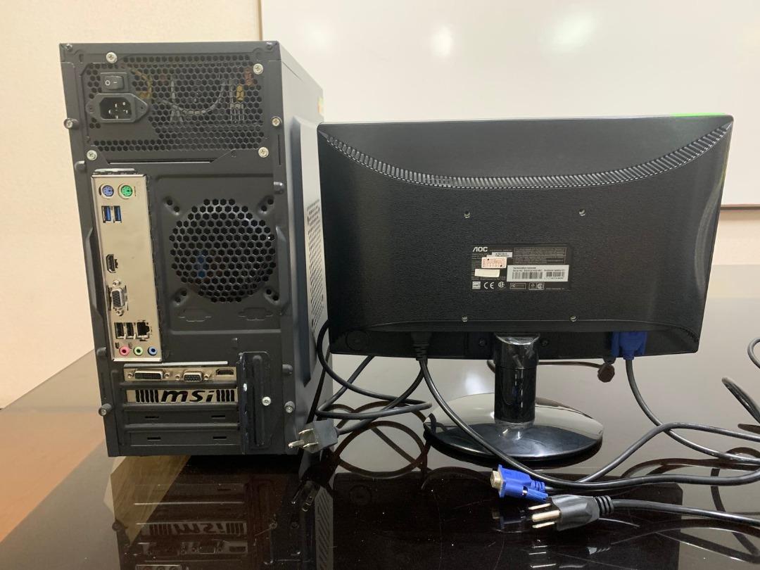 Powerlogic + AOC : Desktop Computer Set # 15, Computers & Tech ...