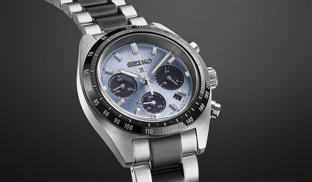 Seiko Prospex Limited Edition Speedtimer Ice Blue Dial Crystal Trophy ...
