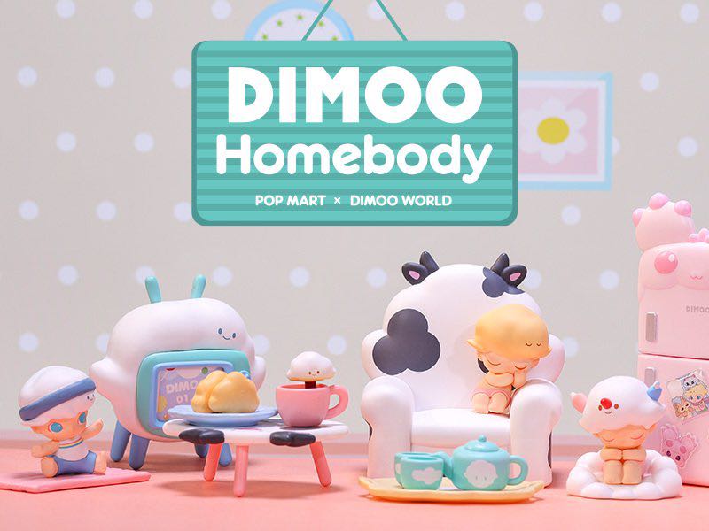 [Preorder]Pop Mart Dimoo Homebody Series Blind Box Set of 9, Hobbies ...