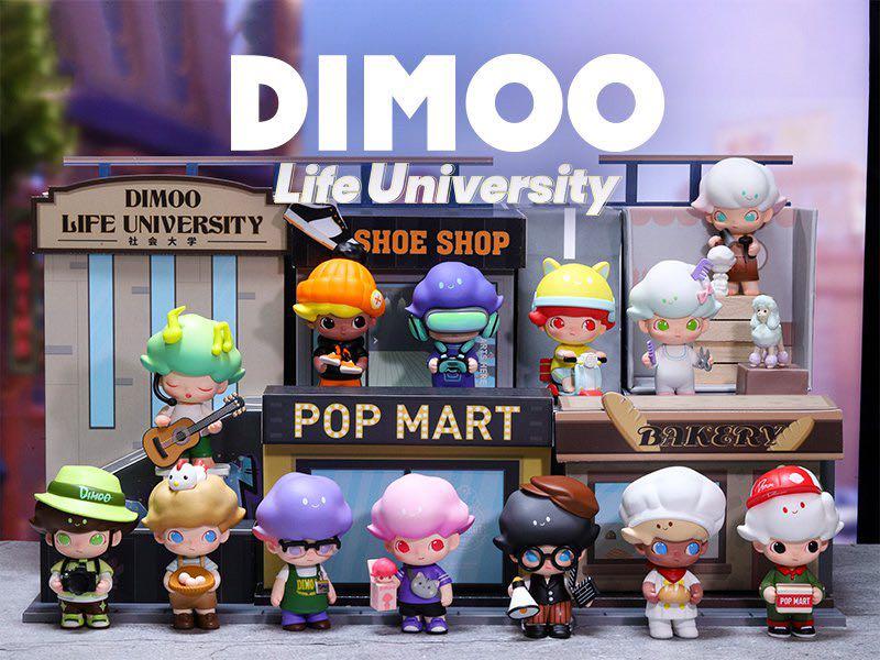 [Preorder]Pop Mart Dimoo Life University Series Blind Box Set of 12 ...