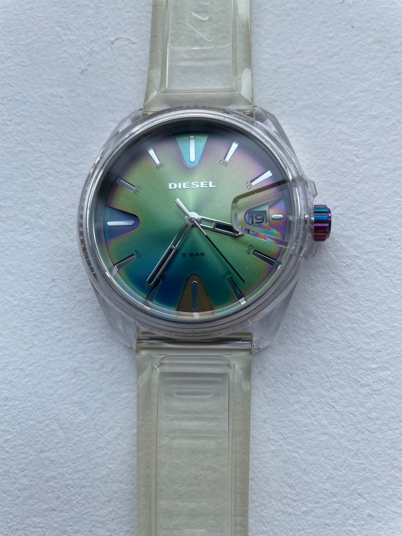 Rainbow face Diesel watch, Men's Fashion, Watches & Accessories ...