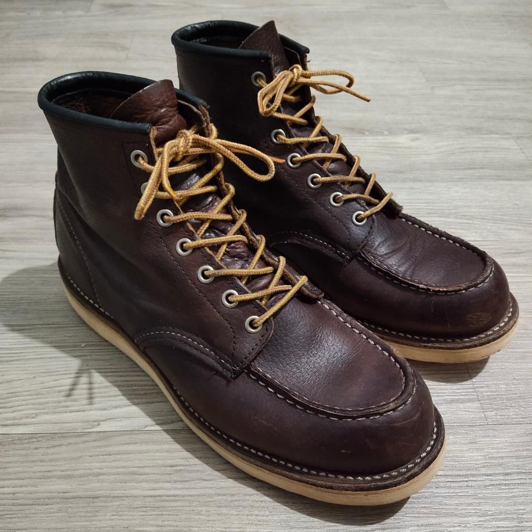RED WING 8138 - Briar Oil Slick Moc Toe Boots, Men's Fashion, Footwear ...