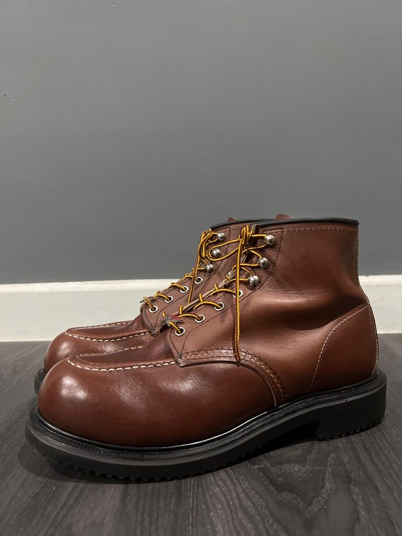 Red Wing 8249 Moc toe Redwing Safety Boots , Men's Fashion, Footwear ...