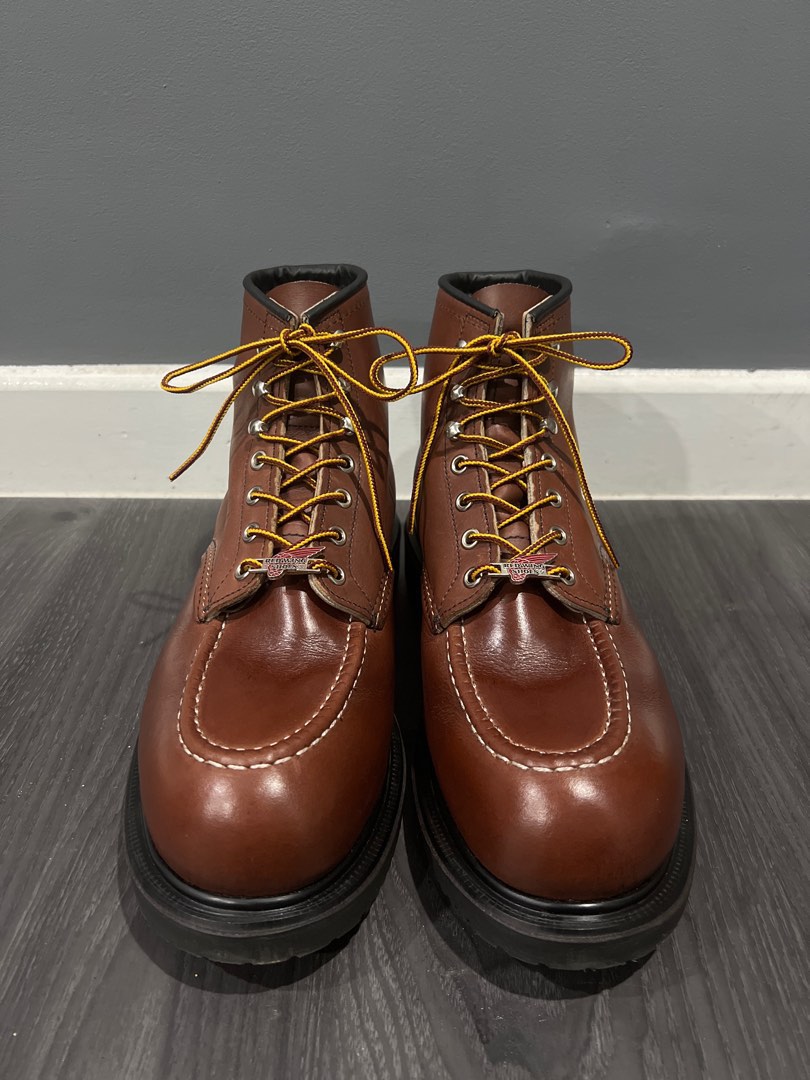 Red Wing 8249 Moc toe Redwing Safety Boots , Men's Fashion, Footwear ...