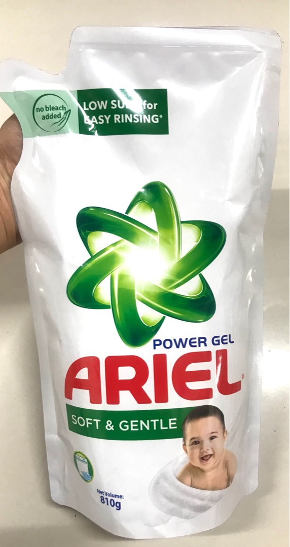 Refill Pouch Ariel Baby Liquid Detergent Soft & Gentle Power Gel 810g, Furniture & Home Living ...