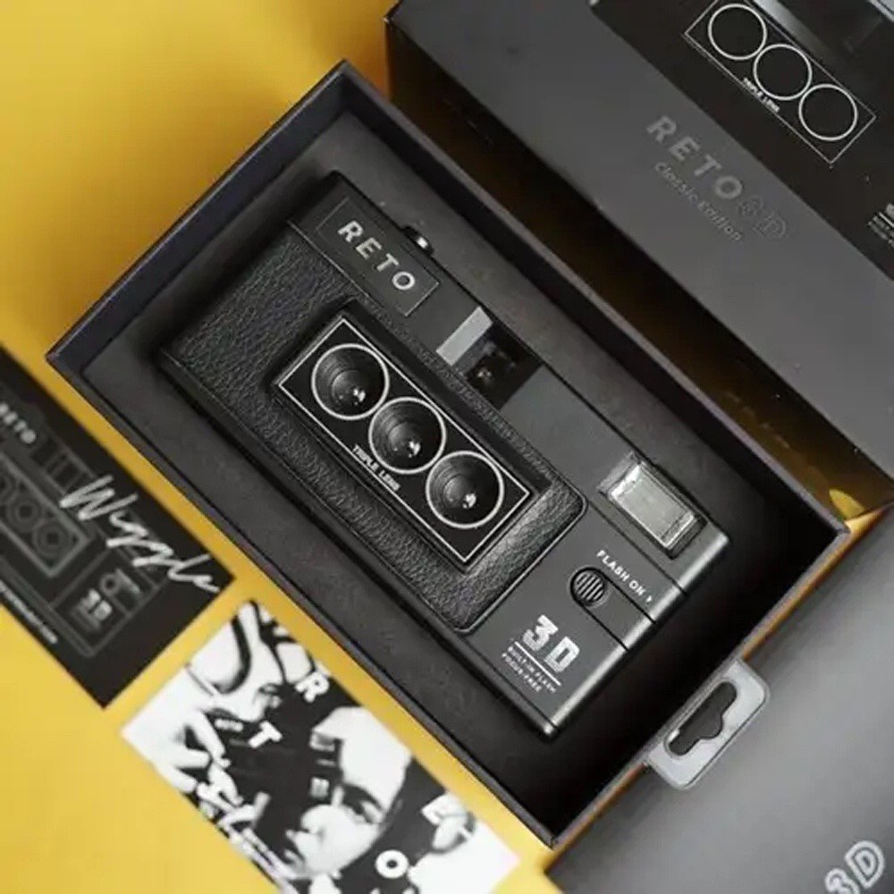 RETO 3D Classic 35mm Film Camera Classic Edition Built-In Flash Film ...