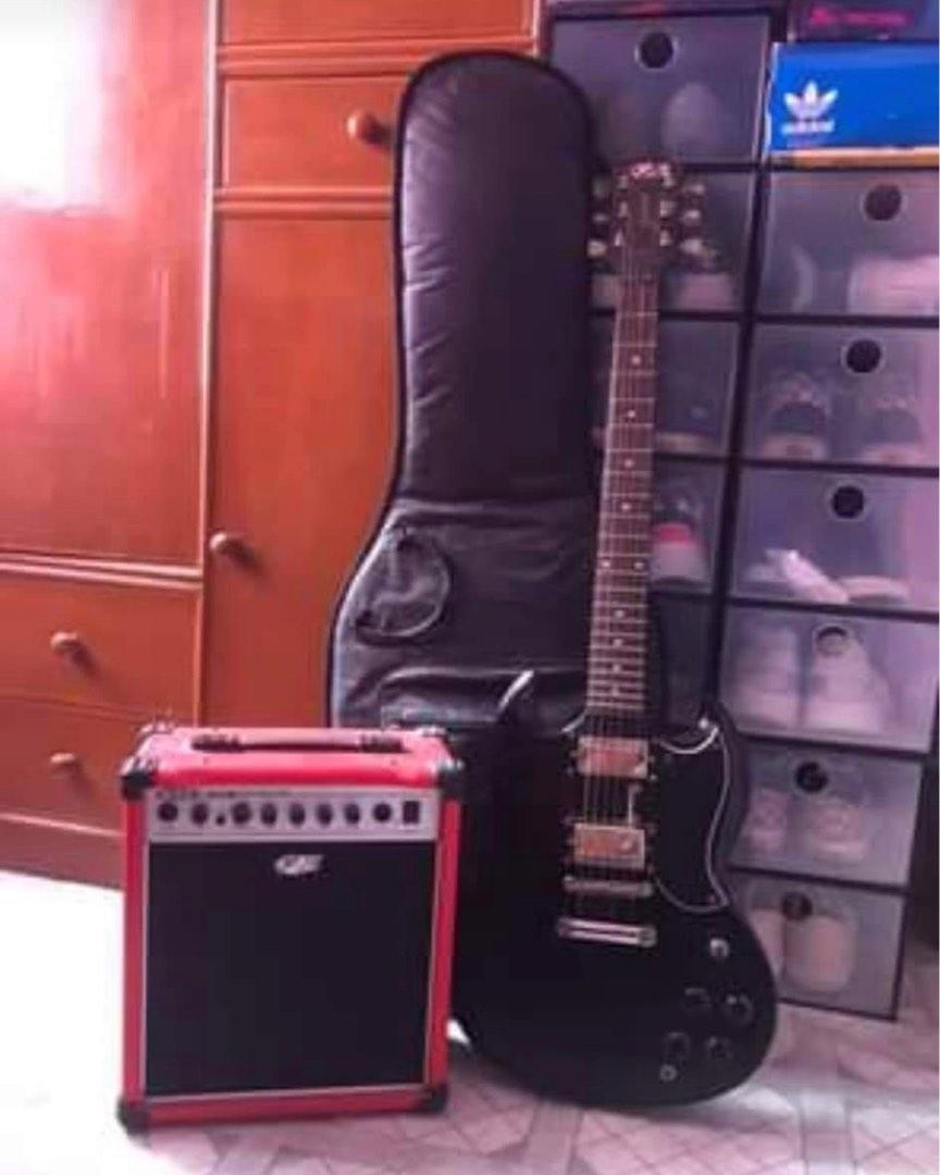 RJ Deluxe Sentinel Black RJ & GFB 20R Amplifier, Hobbies & Toys, Music ...