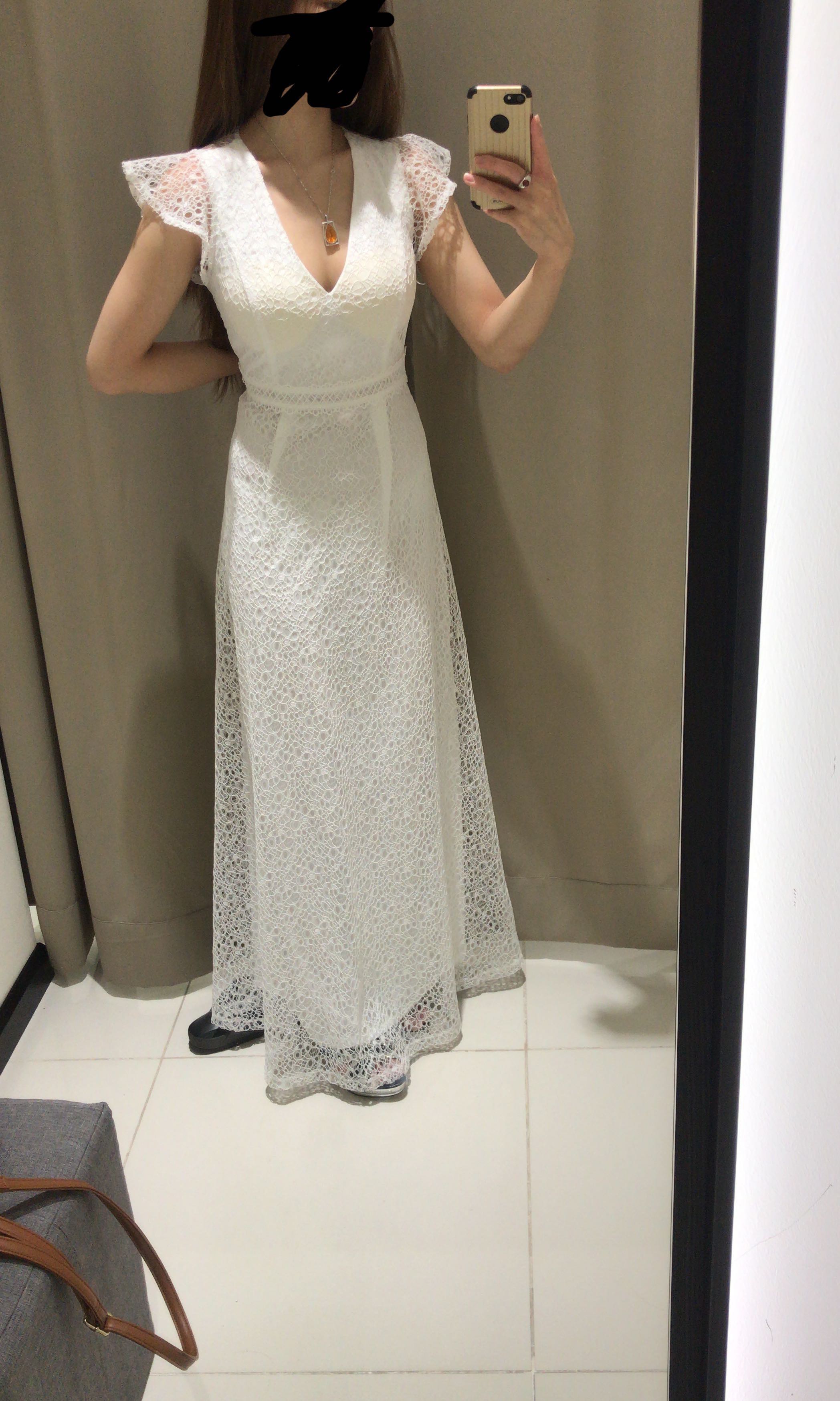ROM white dress, Women's Fashion, Dresses & Sets, Dresses on Carousell