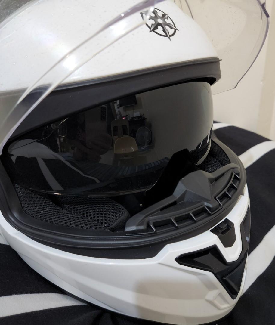 RYO Original Full Faced Helmet with Visor, Motorbikes, Motorbike Parts ...