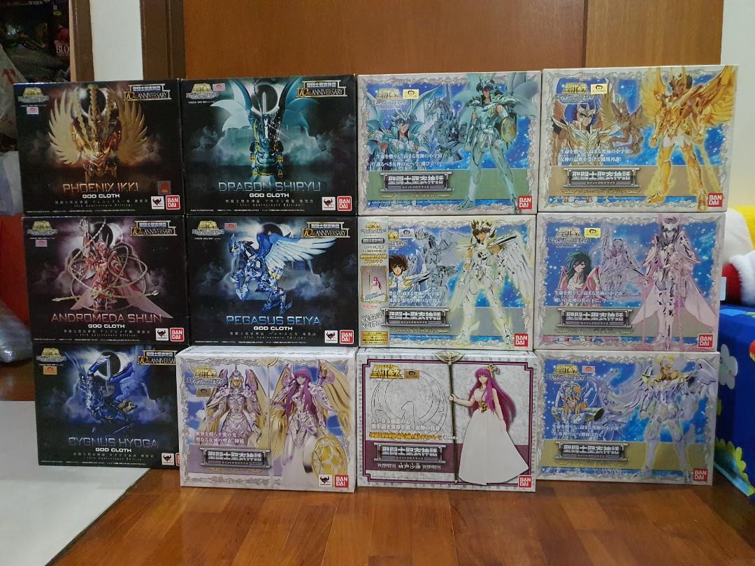 Saint Seiya Saint Cloth Myth God Cloth and 10th Anniversary God Cloth ...