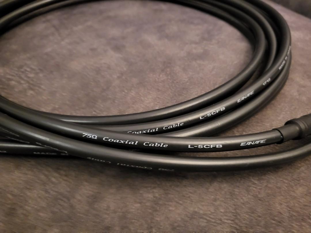 *Sale* Canare L-5CFB Coaxial Digital Cable - 5m (Made in Japan), Audio, Soundbars, Speakers ...