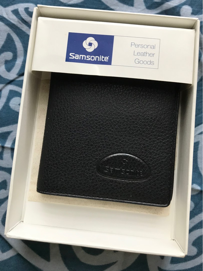 Samsonite Leather Card Holder, Men's Fashion, Watches & Accessories ...